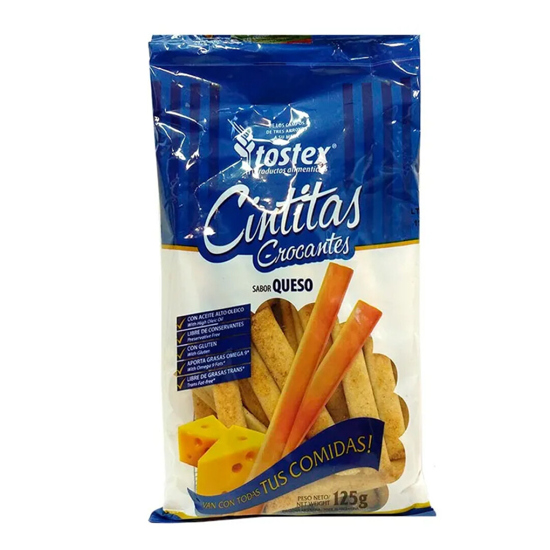 TOSTEX CINTITAS QUESO X125G | La Esperanza